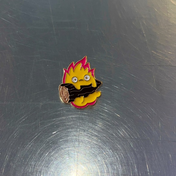 Studio Ghibli | Accessories | Howls Moving Castle Calcifer Pin | Poshmark